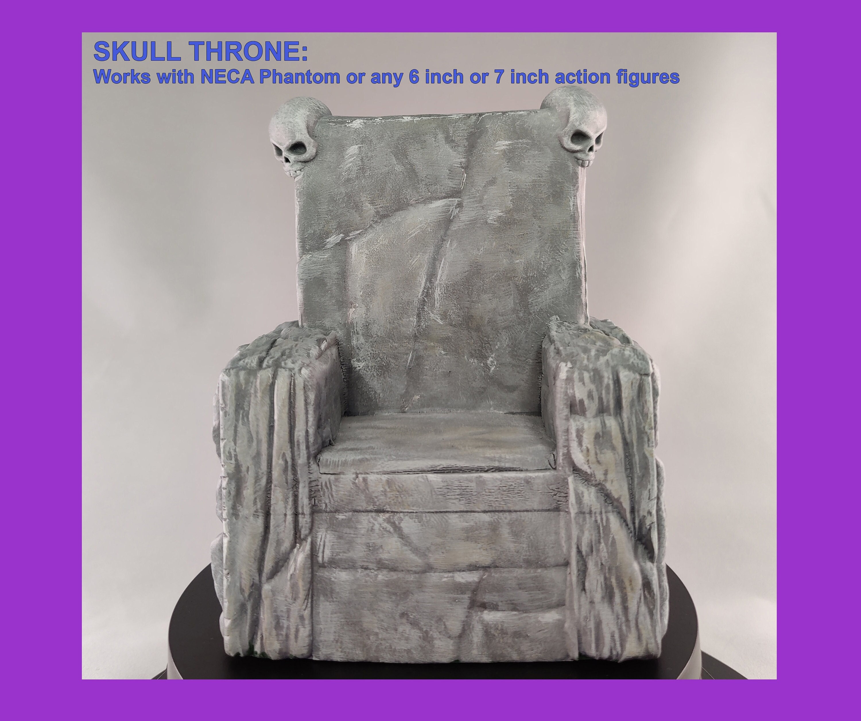 Skull Throne for Action Figure: Works With NECA Phantom, Marvel Legends ...