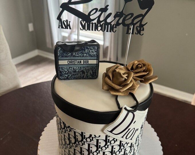 Cake Topper, Retirement, Im Retired Cake Topper, Retired, Cake Toppers ...