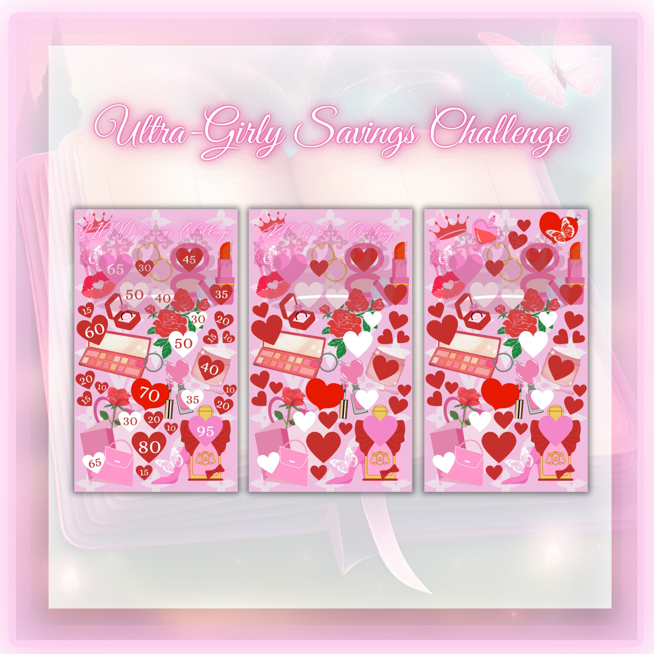 Butterfly Queen Budget Basics Bundle | Pink Envelope Inserts | Cash ...