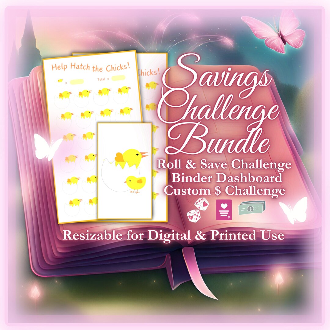 Hatch the Chicks Easter Savings Bundle | Cash Envelope Savings Tracker ...