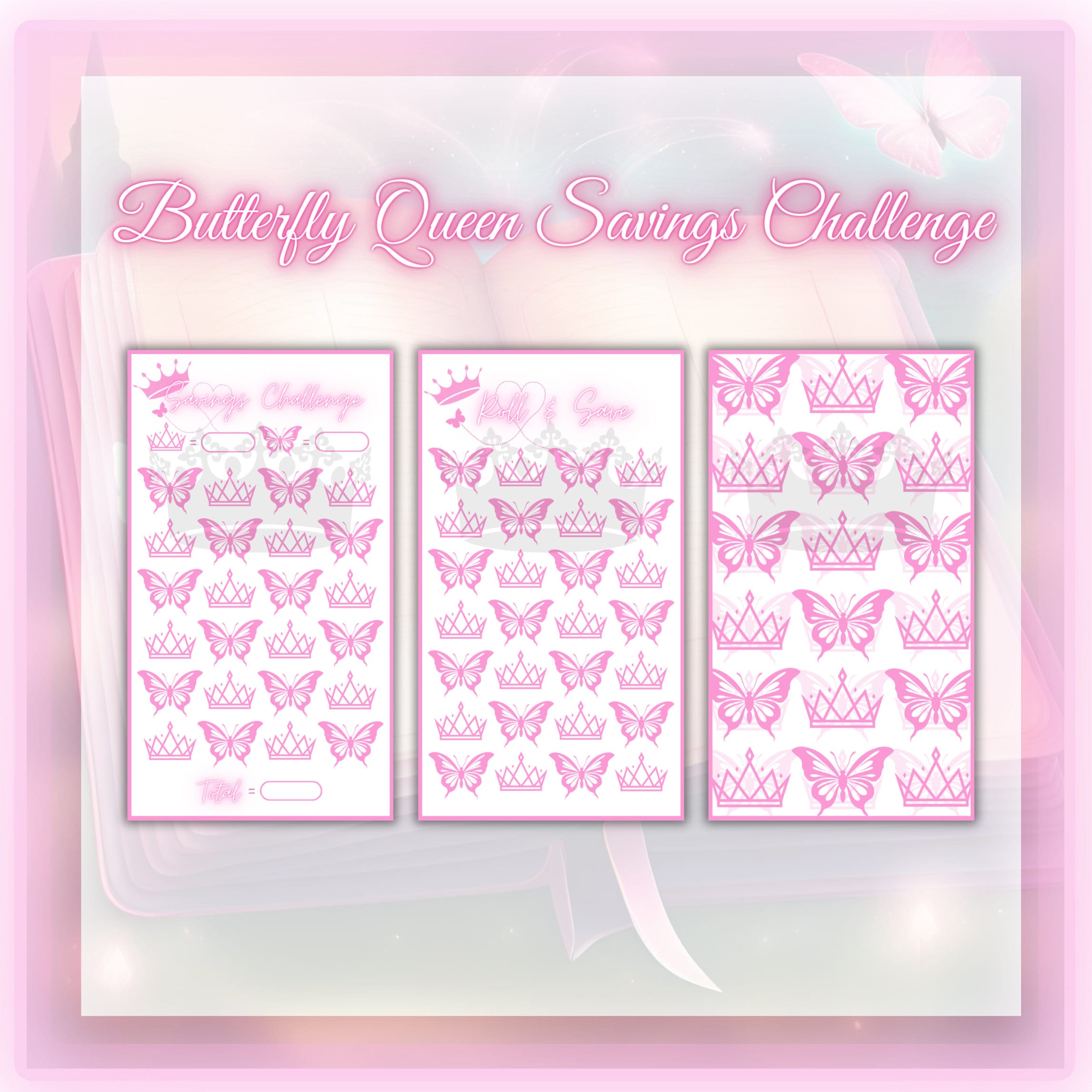Butterfly Queen Budget Basics Bundle | Pink Envelope Inserts | Cash ...