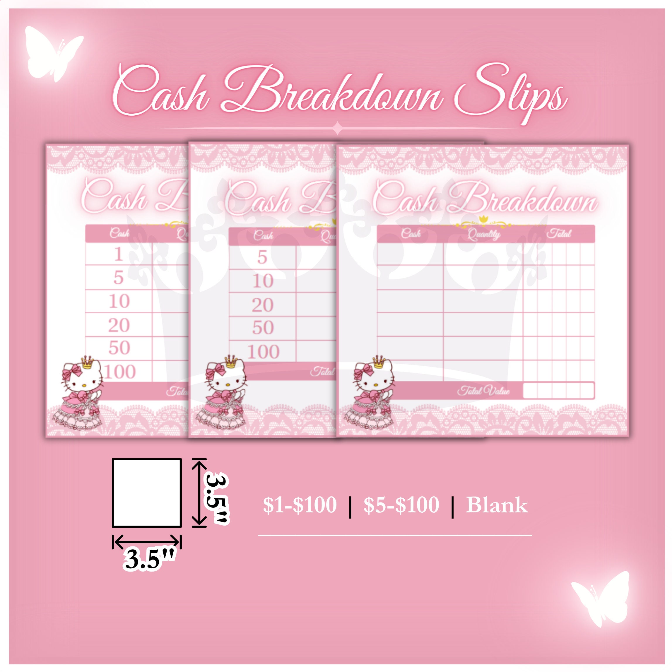 Kitty Coquette Queen Budget Basics Bundle | Dashboards | Budget Sheets ...