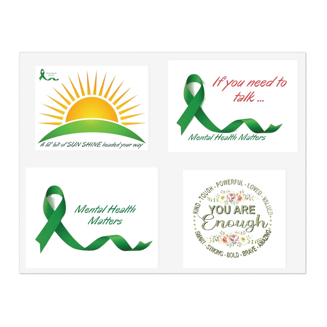 Mental Health Awareness Sticker Sheets - Etsy