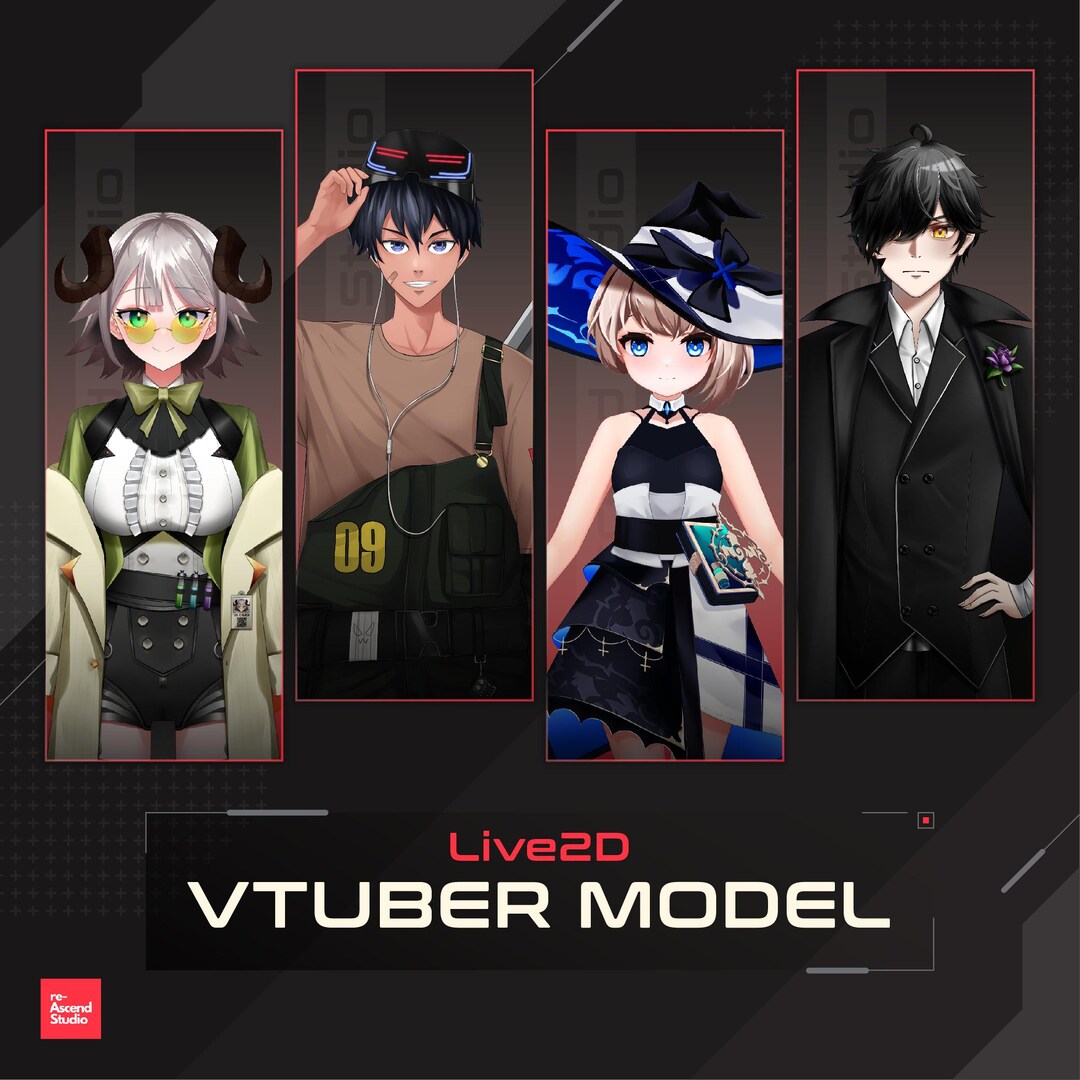 Custom Live2d Vtuber Model | Vtuber | Vtuber Rig | Vtuber Rigging | Rig ...