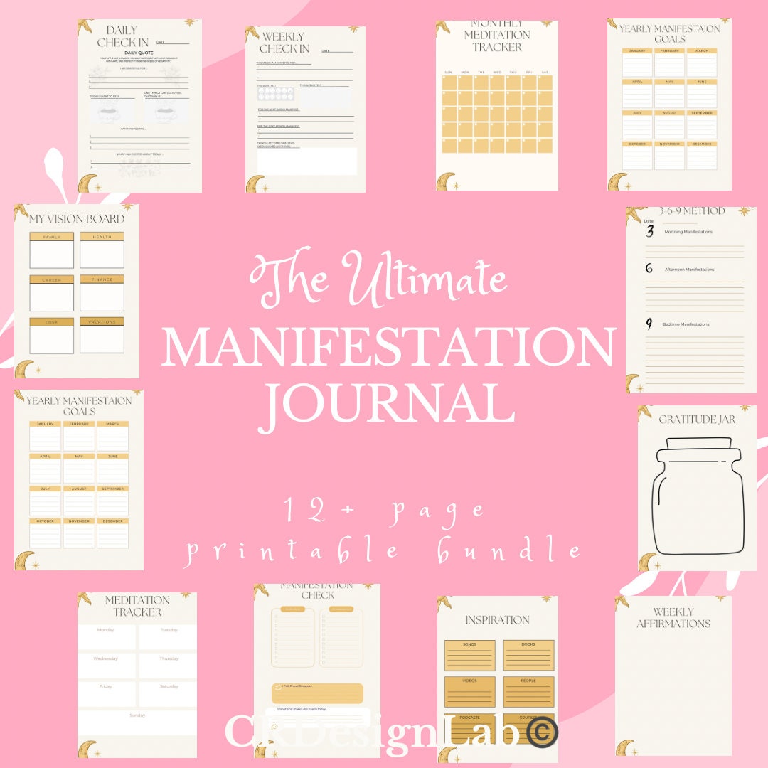 The Ultimate Manifestation Journal - Etsy