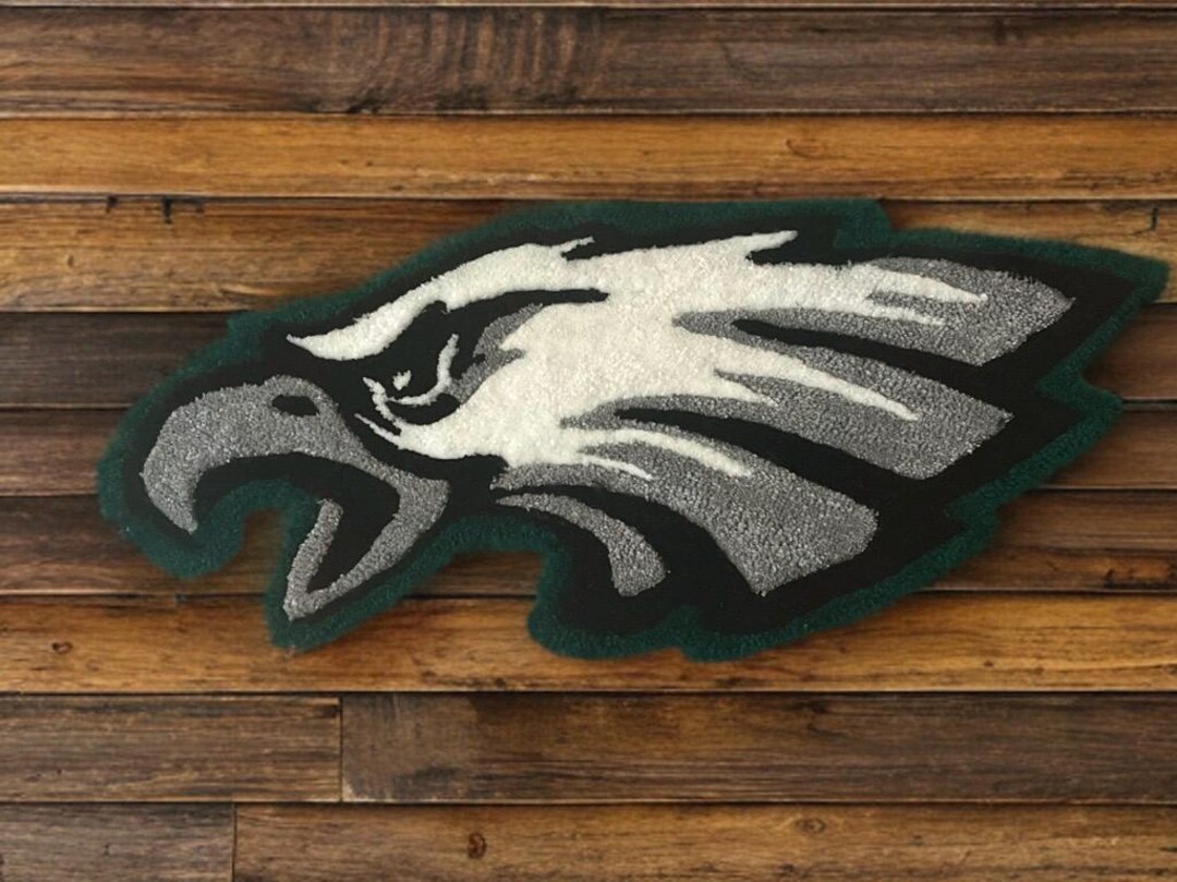Philadelphia Eagles Head Rug - Etsy