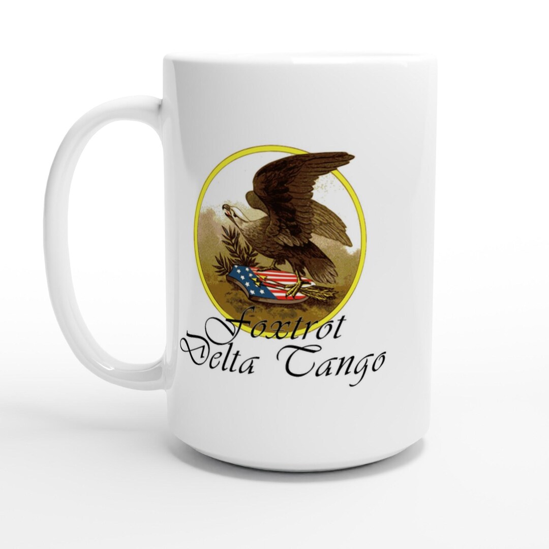 Foxtrot Delta Tango - Seal - White 15oz Ceramic Mug - Right - Etsy