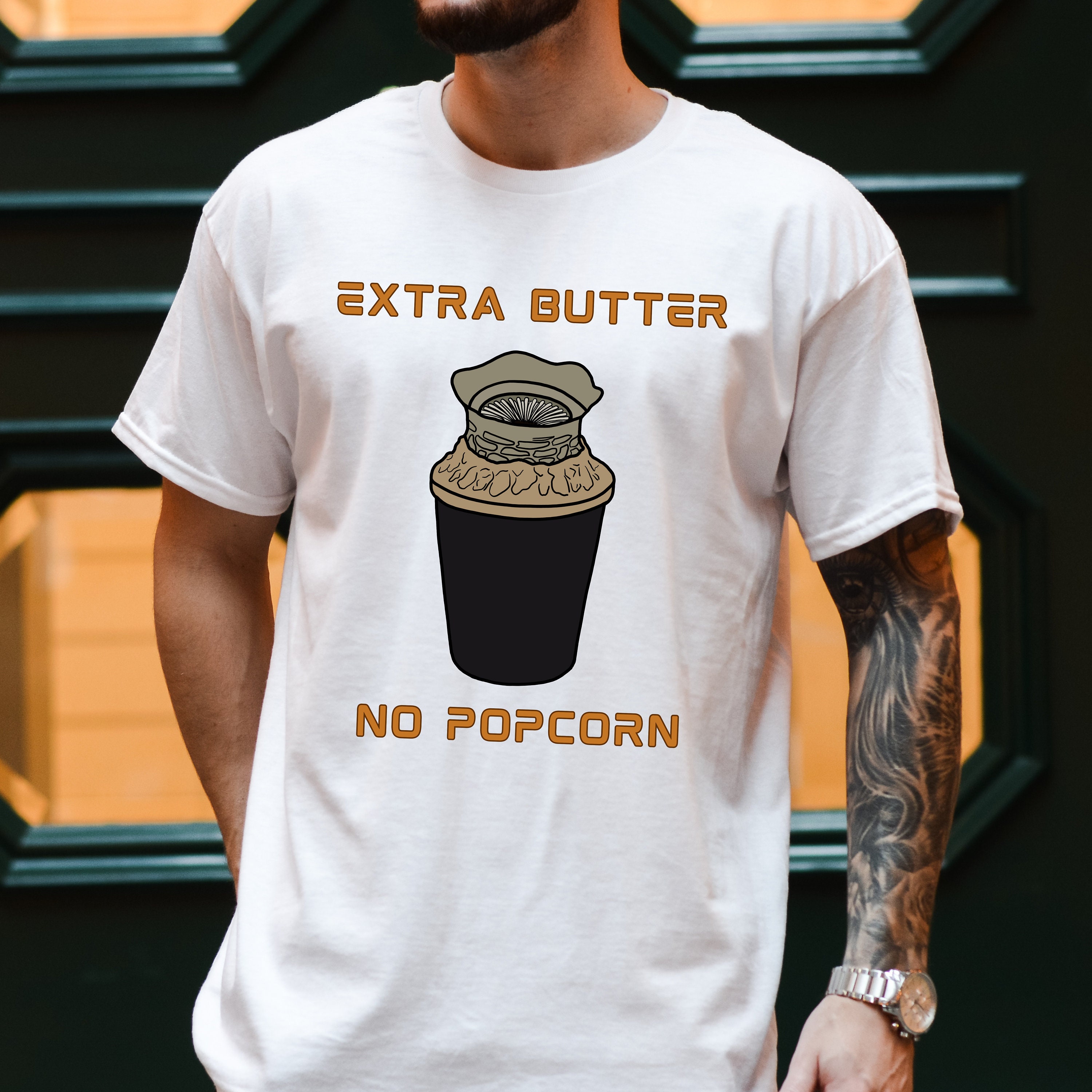 Dune Popcorn Bucket T-shirt, Meme, Funny, Cotton - Etsy