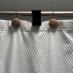2 Pack Shower Rod Towel Hooks-bathroom Essentials - Etsy