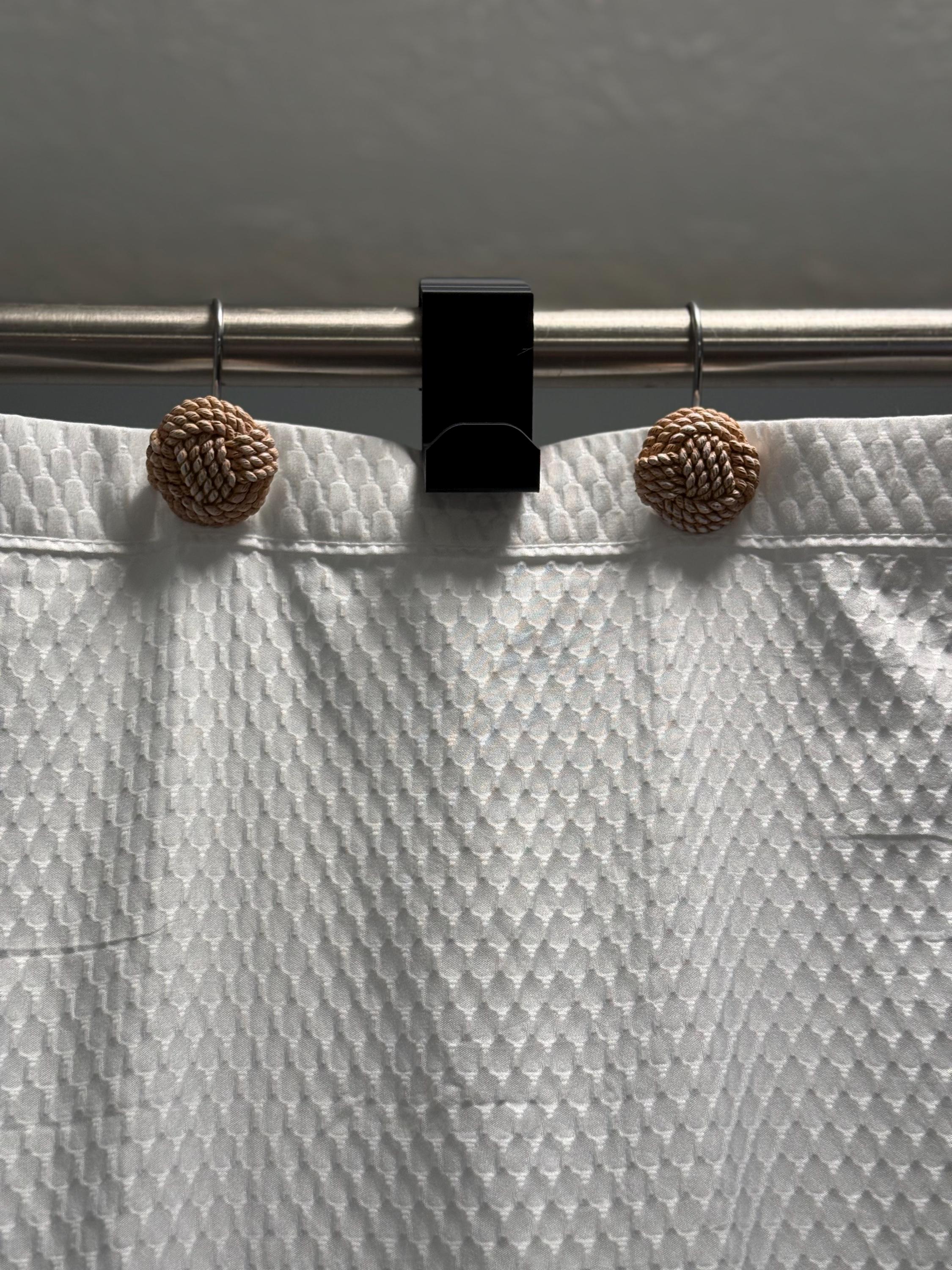 2 Pack Shower Rod Towel Hooks-bathroom Essentials - Etsy