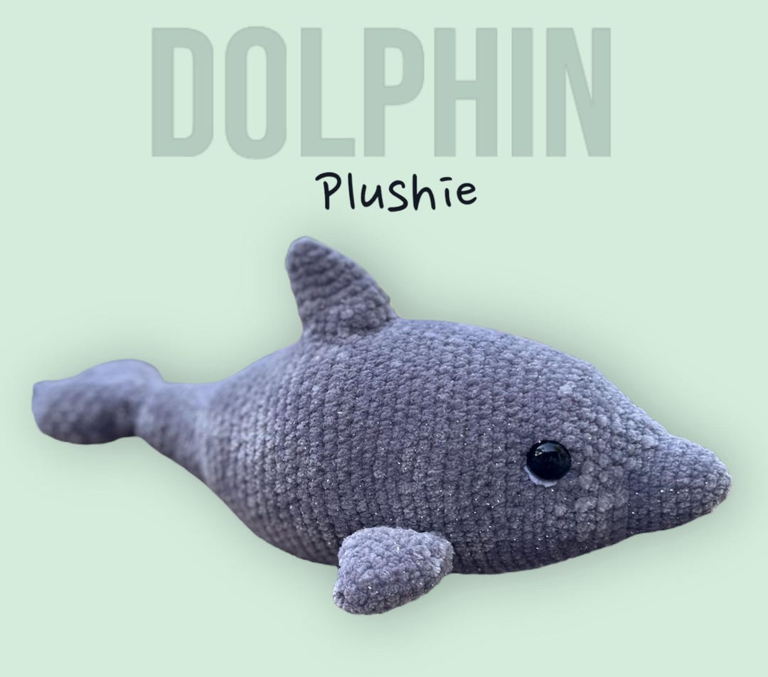 Charming Dolphin Plushie - Soft, Sparkly, & Lovingly Made Just for You ...