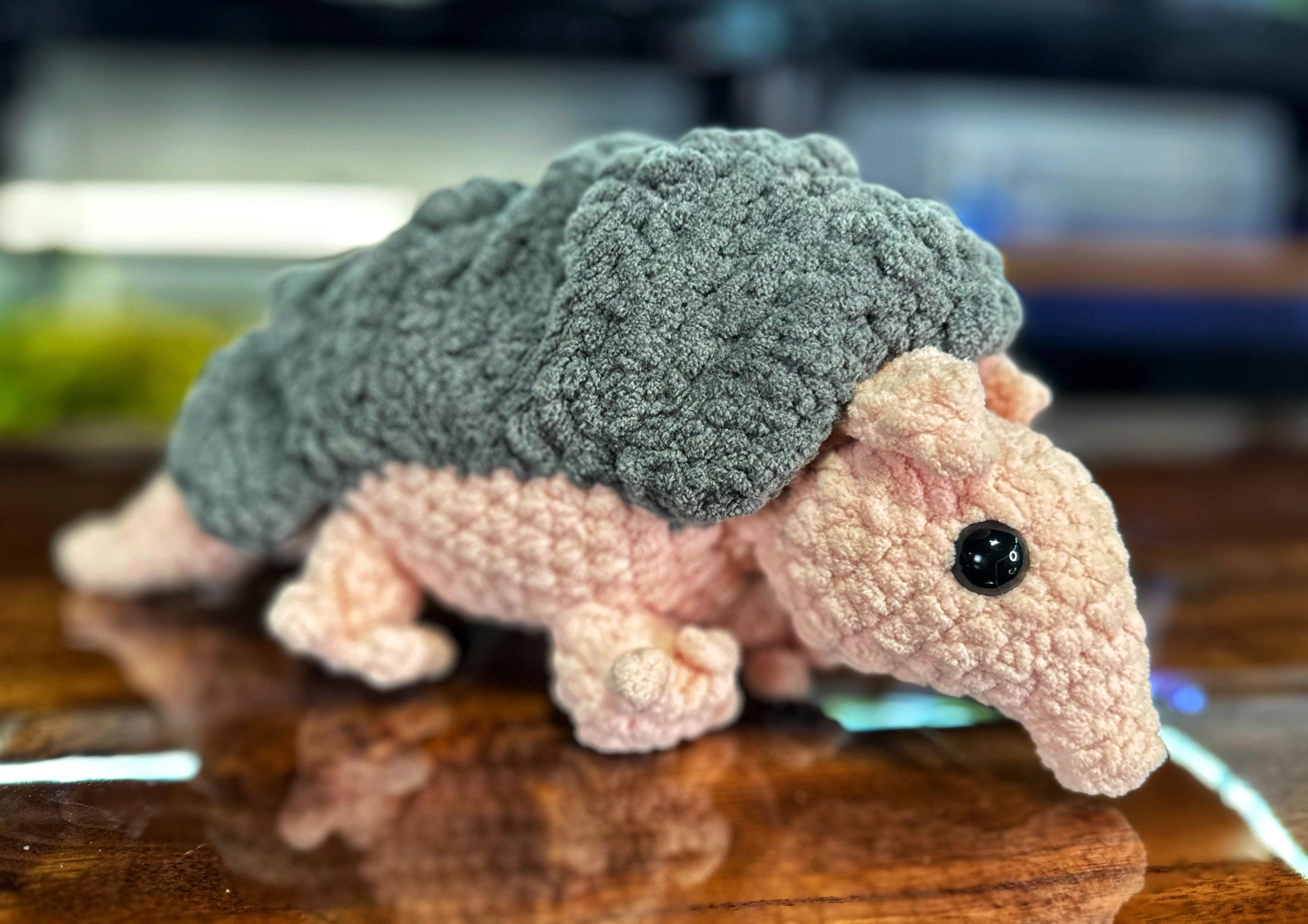 Handcrafted Huggable Armadillo Plushie - Colorful & Cuddly Companion! - Etsy