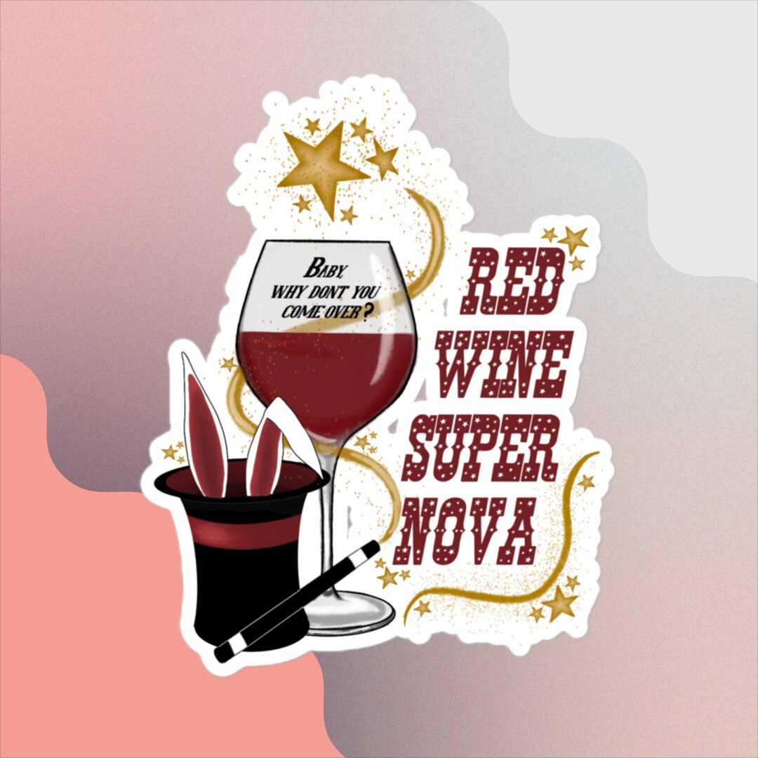 Chappell Roan Red Wine Supernova Sticker - Etsy