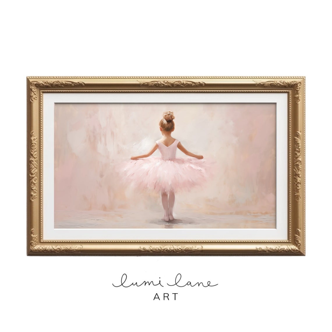 Tiny Dancer Ballet Art - Ballerina, Toddler, Pink, Downloadable Wall ...