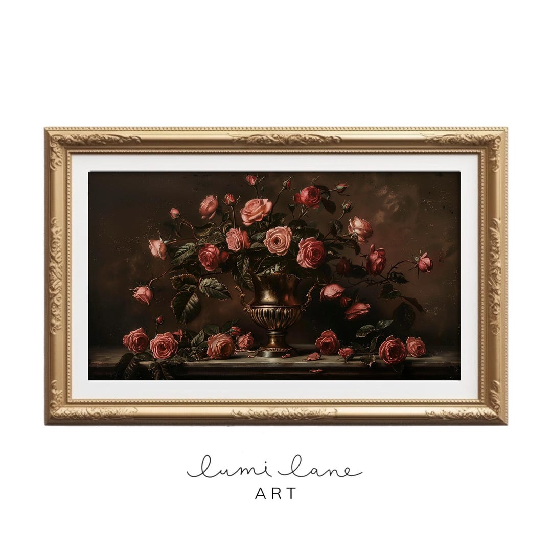 Vintage Roses - Pink Roses, Romantic, Love, Textured Art, Valentines ...