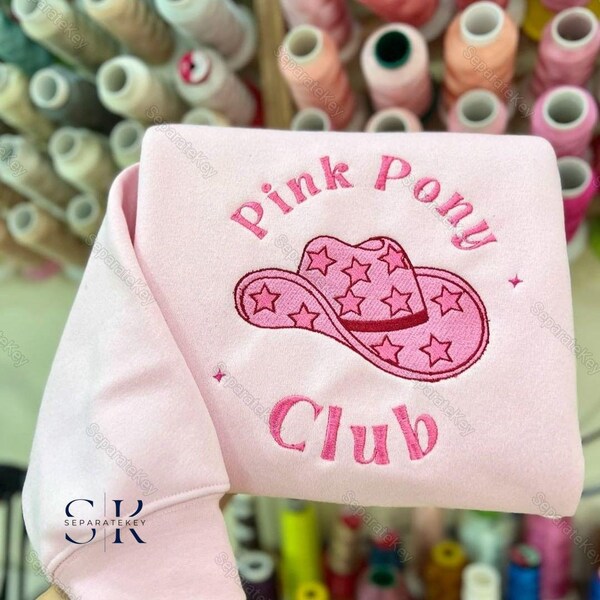 Pink Pony Club Embroidered - Etsy