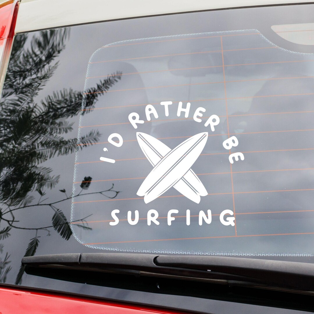 Surfing Car Decals, Surfing Decal, Car Decal, Decal Car, Car Decal ...