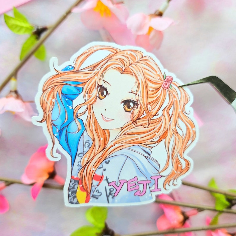 Itzy Yeji Kpop Sticker Laptop Water Bottle Sticker Kawaii Cute Sticker ...