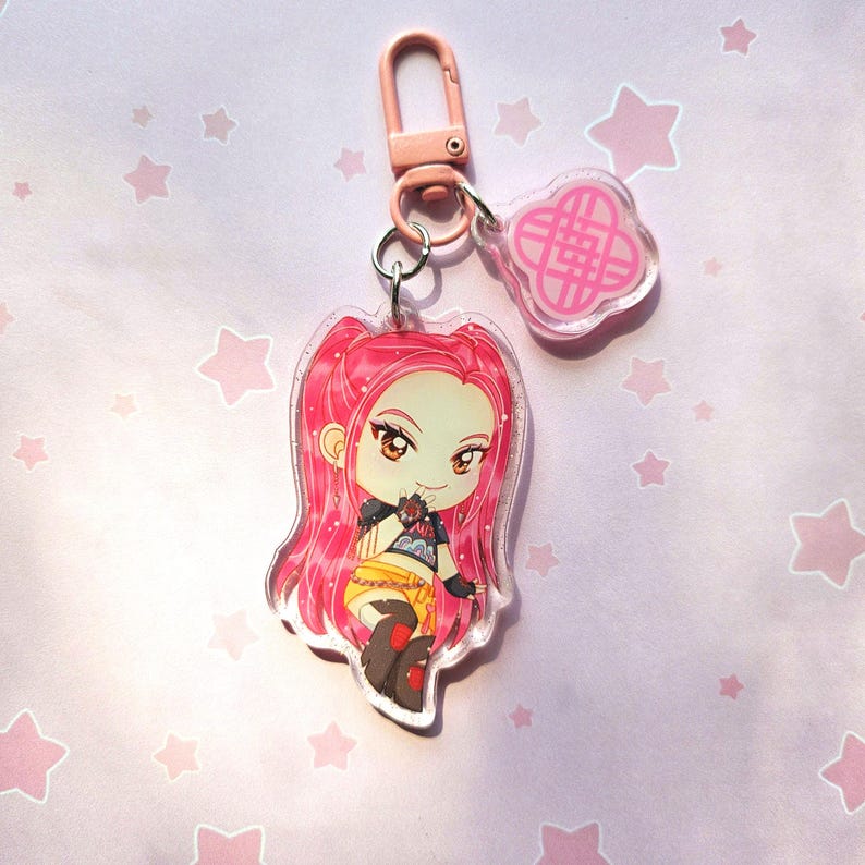 K Pop Demon Hunters Keychain Mira Fanart - Etsy