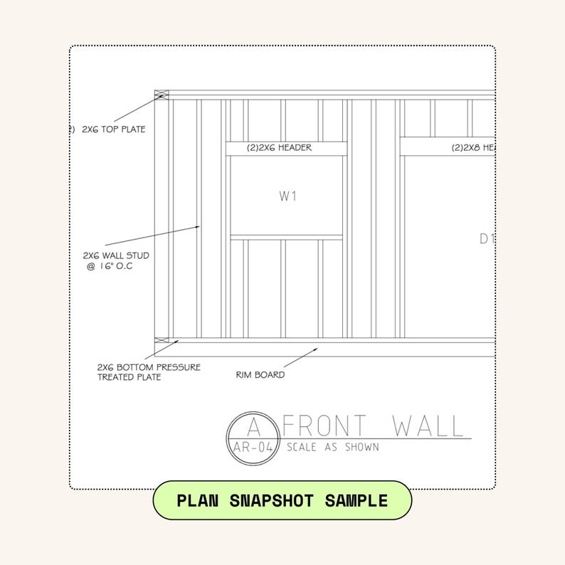 Multi-purpose 12x16 Backyard Studio Build Plans - Etsy