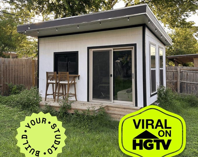 Multi-purpose 12x16 Backyard Studio Build Plans - Etsy