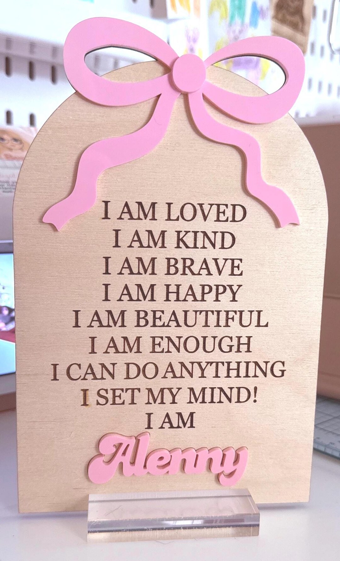 Affirmation Sign / Positive Affirmations / Girls Affirmations / Gift ...