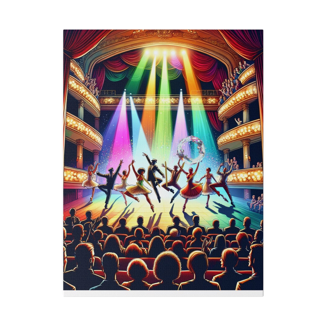 Digital Print Theater Dance Art Music Lovers Wall Art Home Decor Gift ...