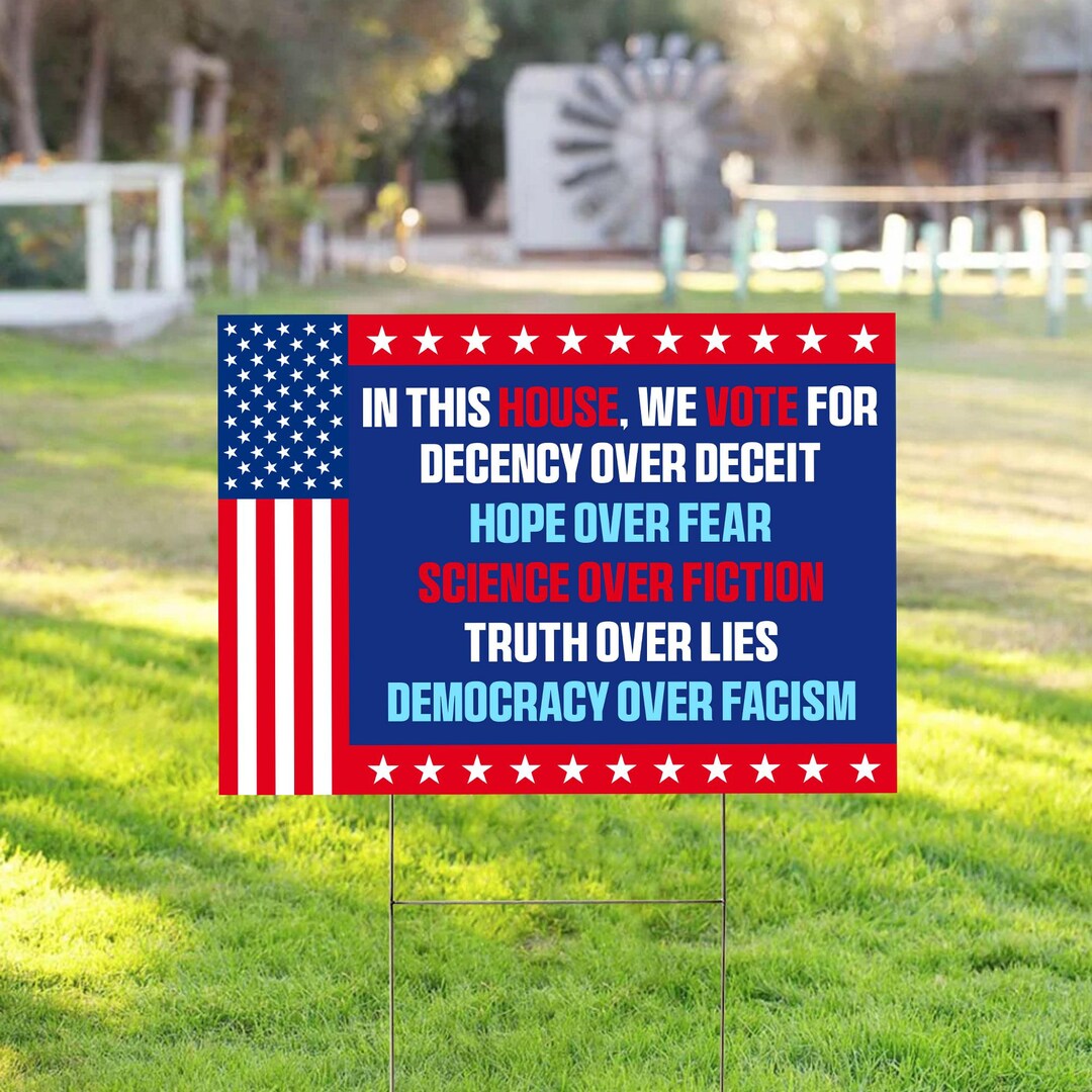 Kamala Harris Yard Sign, Coroplast Kamala Harris for President 2024 ...