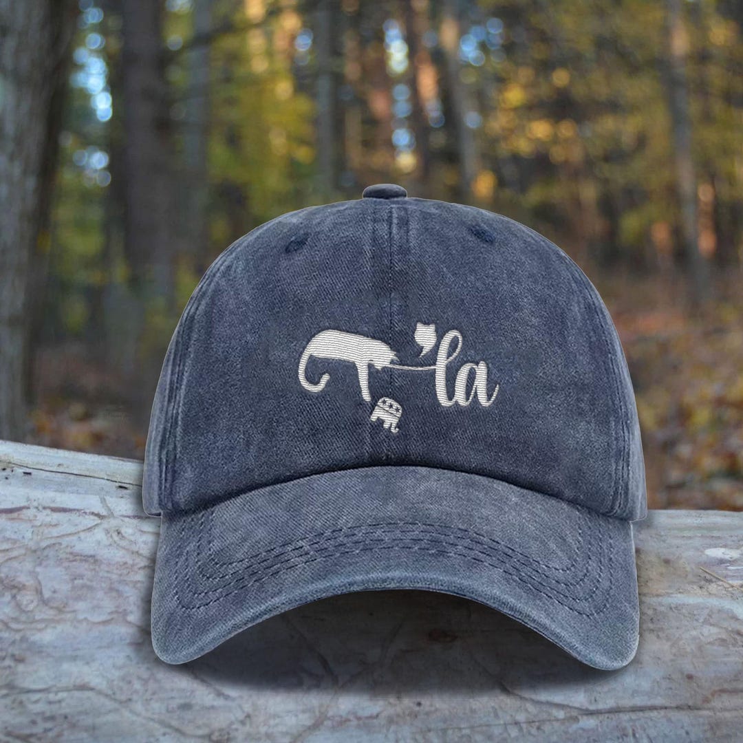 Cat Comma La Embroidered Hat, Kamala Harris 2024 Hat, Kamala Brat ...