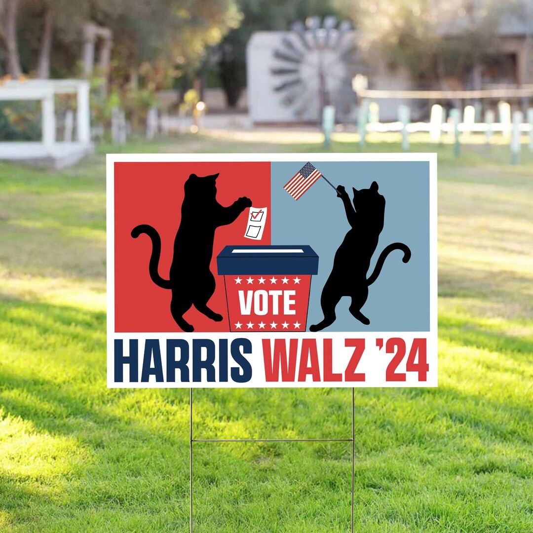 Kamala Harris 2024 Yard Sign, Coroplast Kamala Harris for President ...