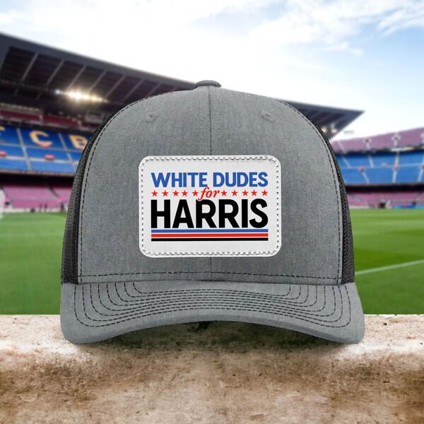 White Dudes Hat Harris Trucker - Etsy