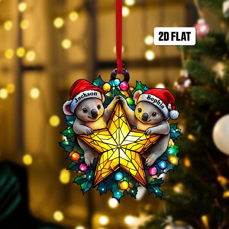 Christmas Koala - Etsy