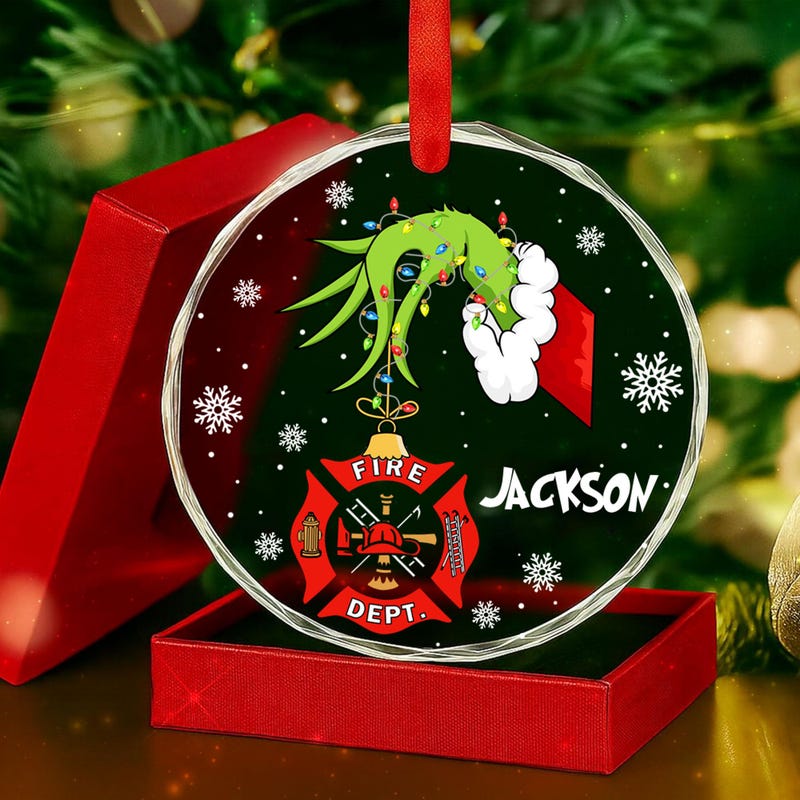 Firefighter Ornament, - Etsy