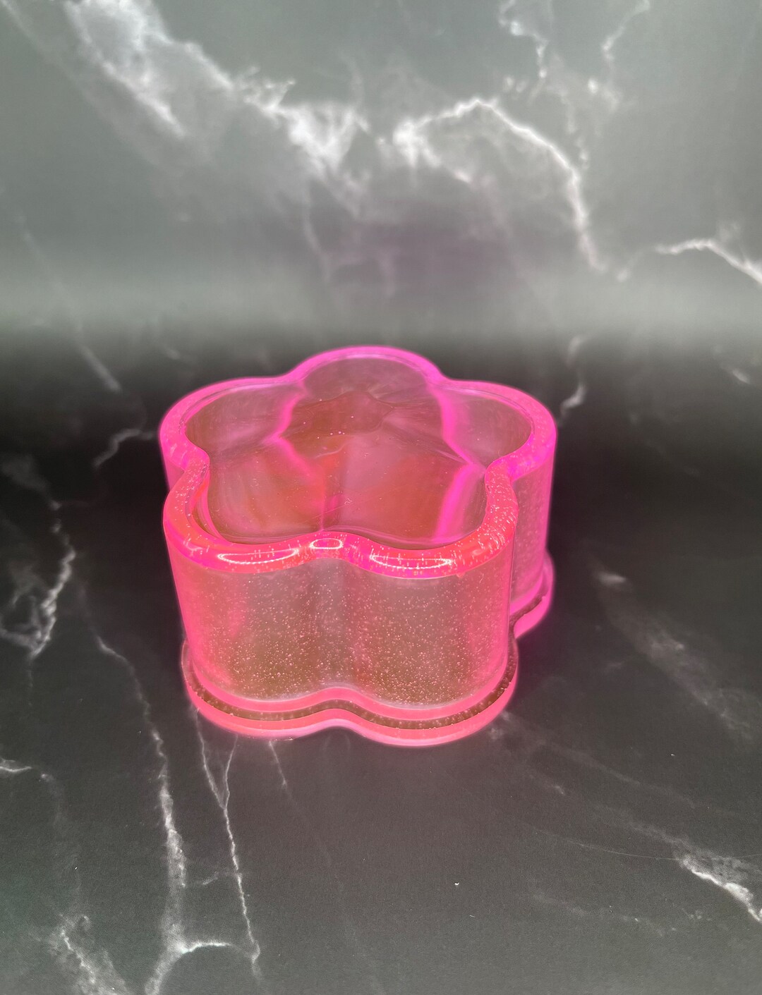 Flower Resin Jewelry Box - Etsy