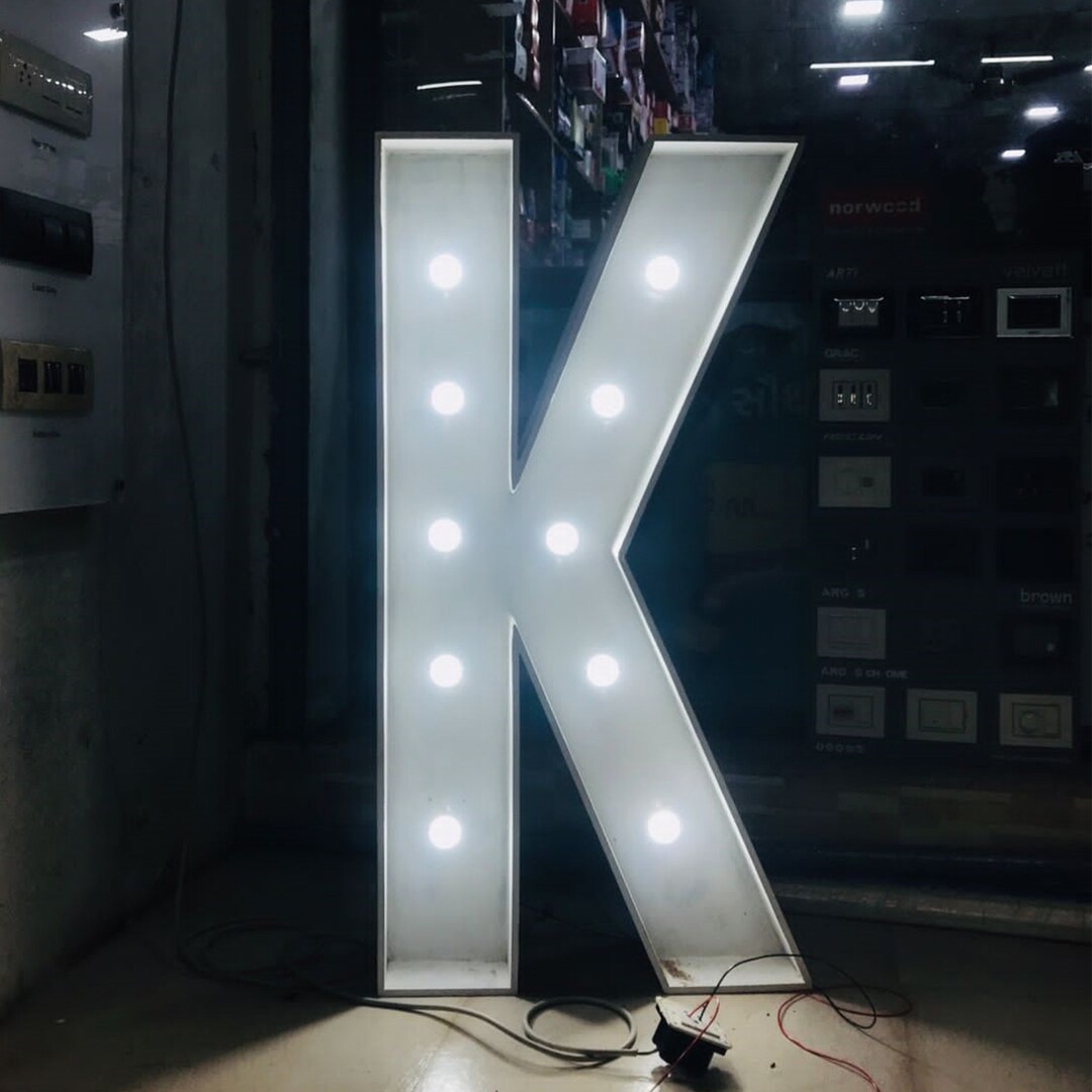 Custom LED Marquee Letters, Wedding and Event Decor, 4 Feet Tall ...