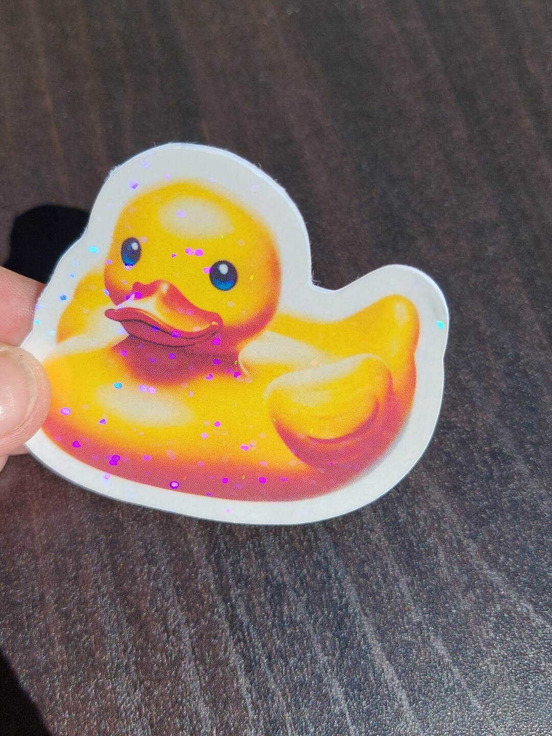 Rubber Duckie Waterproof Vinyl Sticker, Laptop Decal, Water Bottle ...