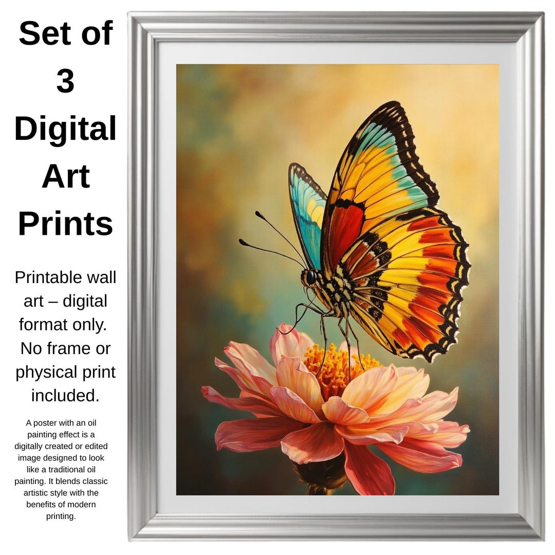 Printable Art Set of 3 | Instant Download Digital Prints | Easy to ...