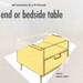 DIY Mid Century Modern Vintage Coffee End or Bedside Table MCM ...