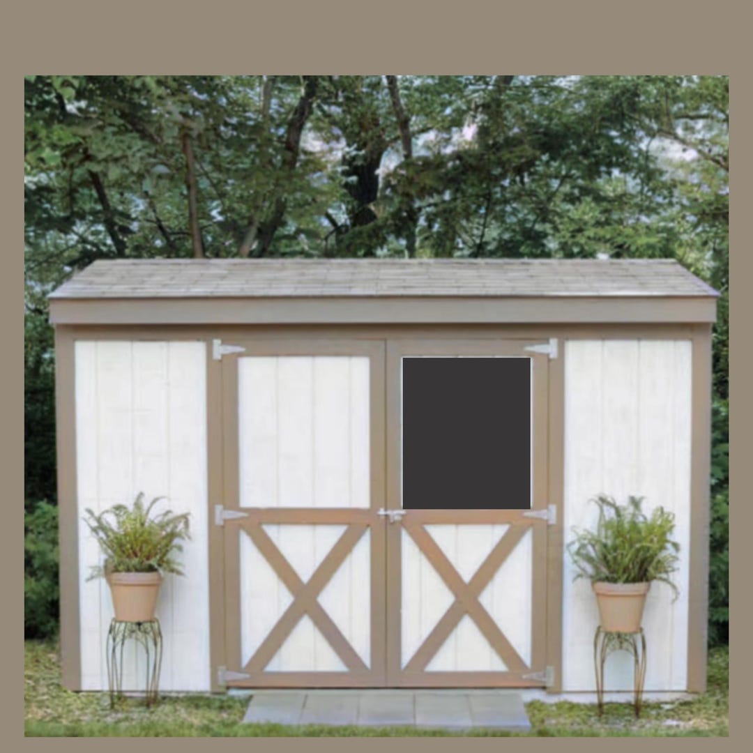 DIY 8x12 Ft Goat Shelter Shed Plans Pig Shelter Shed With Gable Saltbox ...