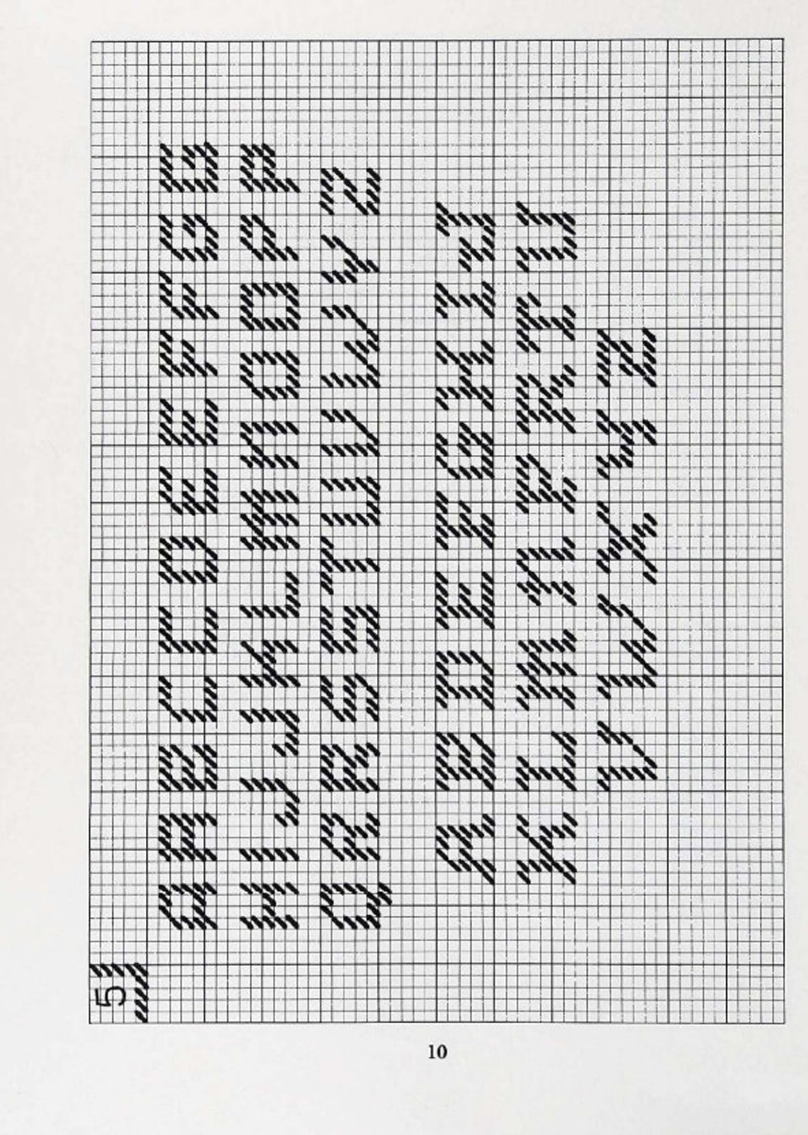 97 Needle Point Alphabet Patterns for Embroidery Sewing Stitches ...