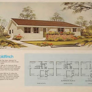 66 MCM Architect Designed House Blueprints With Interiors PDF Bundle ...
