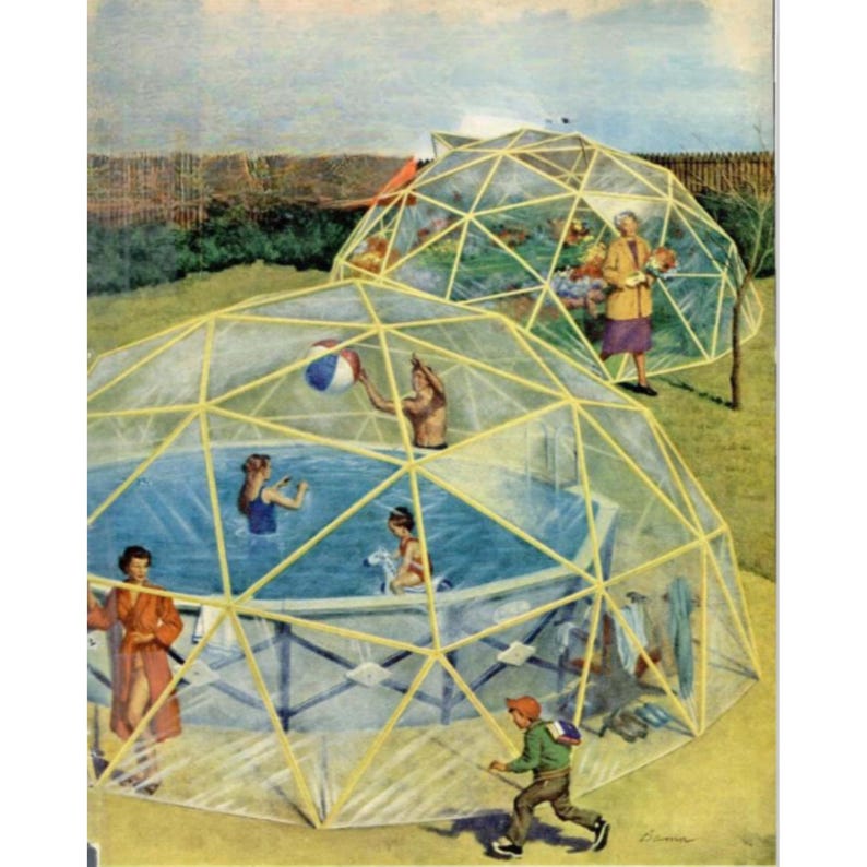 DIY Dome Building Book II Glamping Geodesic 2V 3V Vacation Wooden Frame ...