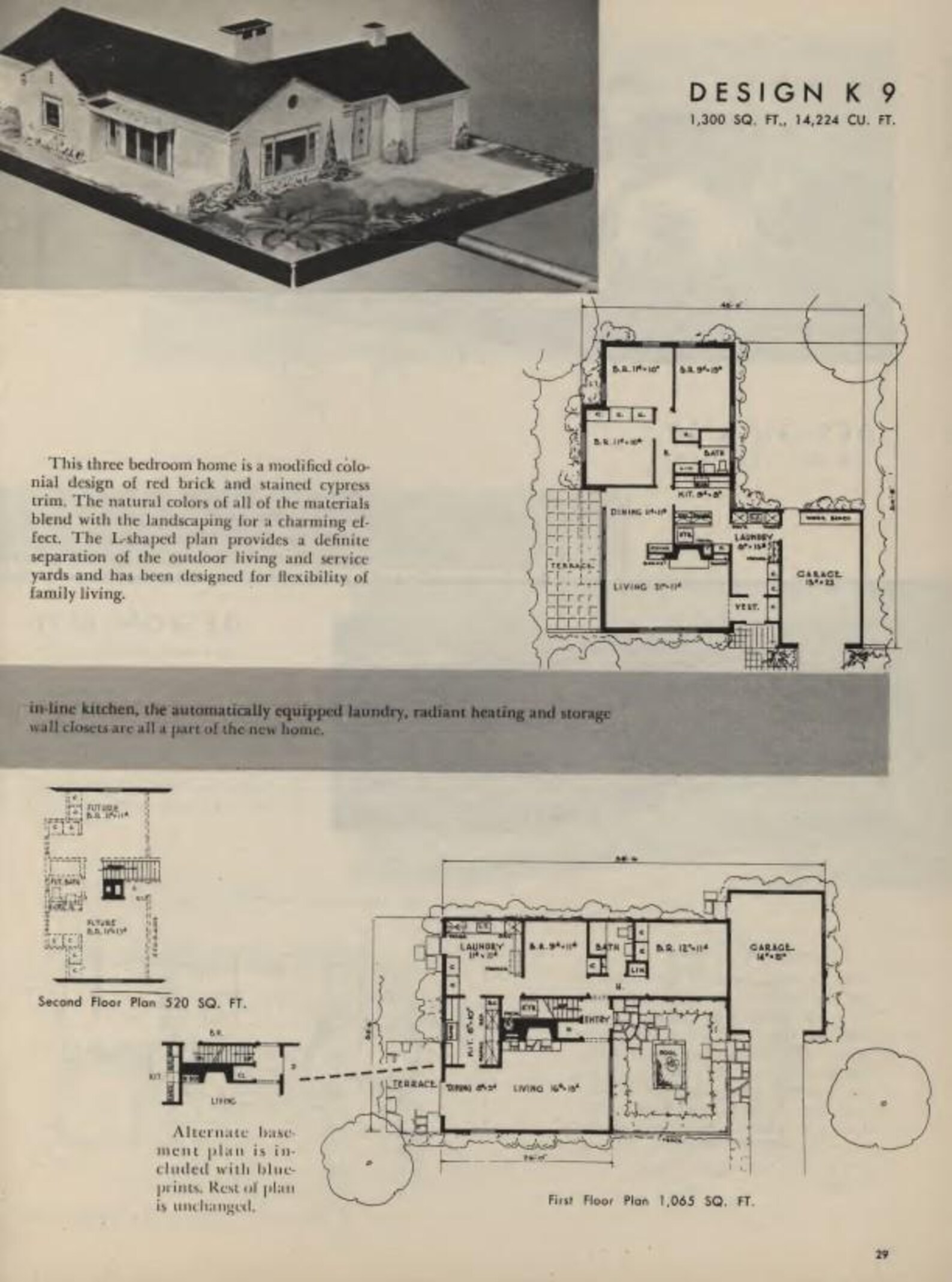 92 Ranch Houses MCM Architect Designed PDF 1940-1950s Bundle Designs ...