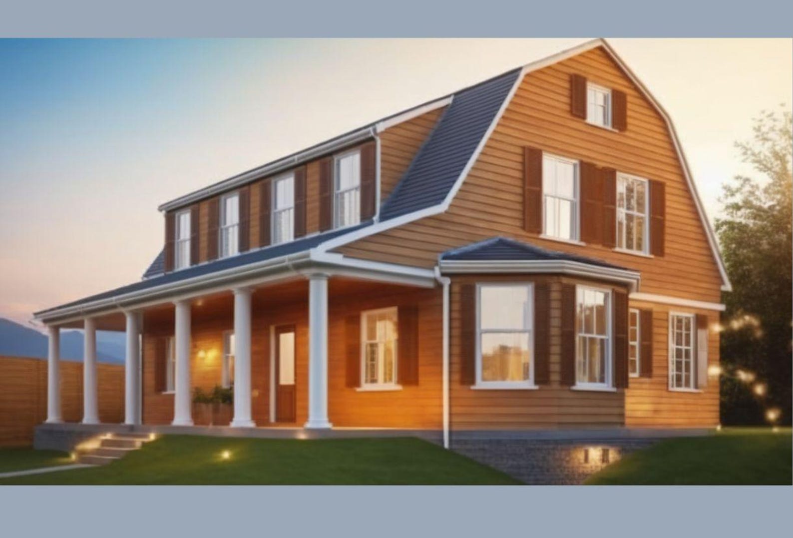 2 Car Gambrel Barn Conversion Two Story Barndominium Garage Apartment ...