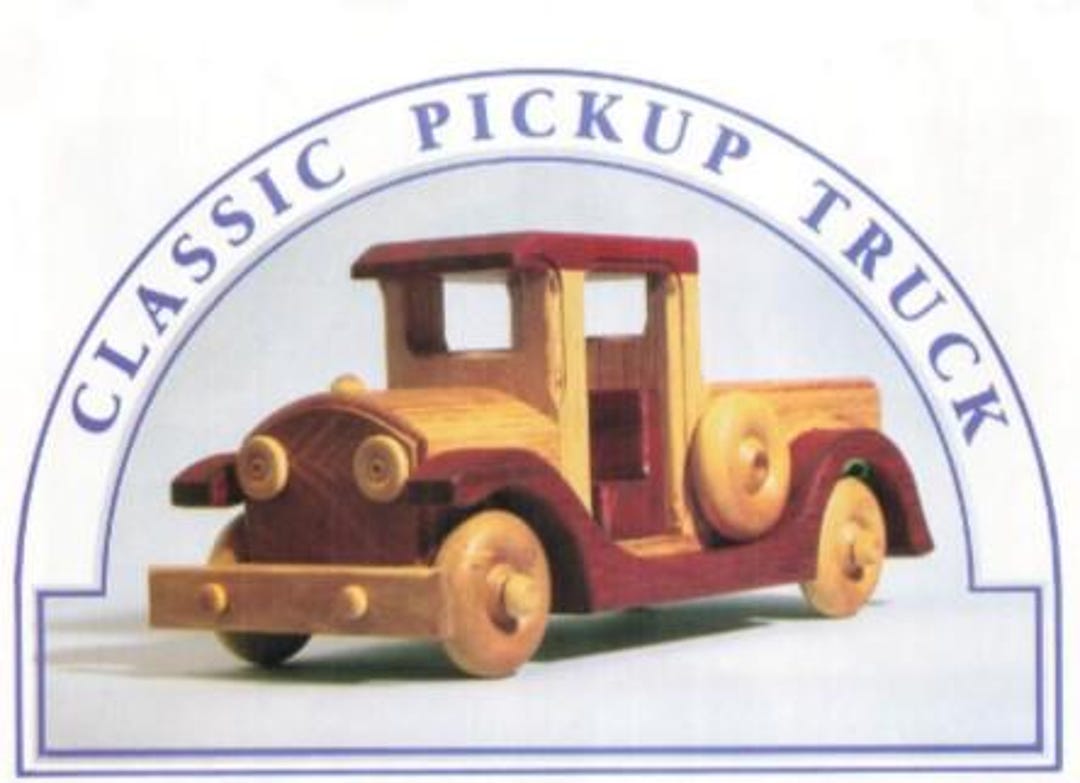 DIY Wooden Pickup Truck Toy Plans Woodworking Plans PDF Vintage Kids ...