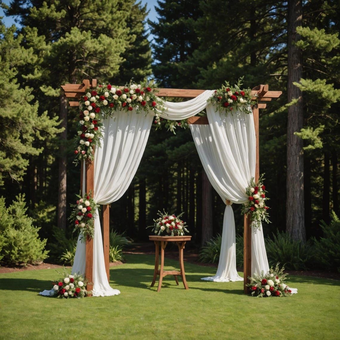 DIY Wedding Arch Redwood Arbor Build Plans for Japanese Garden Wooden A ...