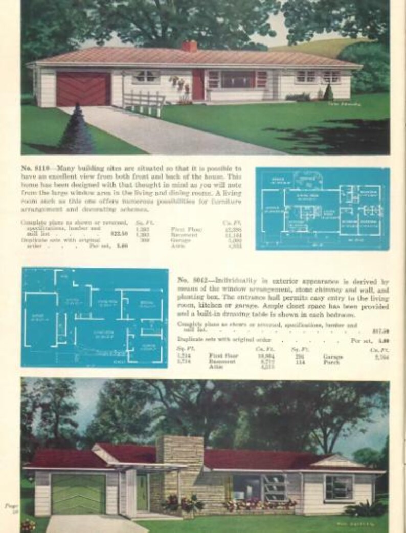 90+ MCM Garlinghouse Architect Designed Blueprints PDF Bundle Designs ...