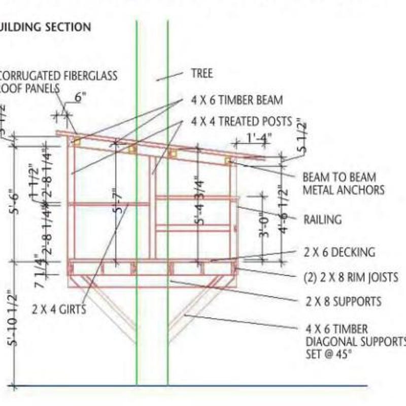 Tree Fort Plans - Etsy