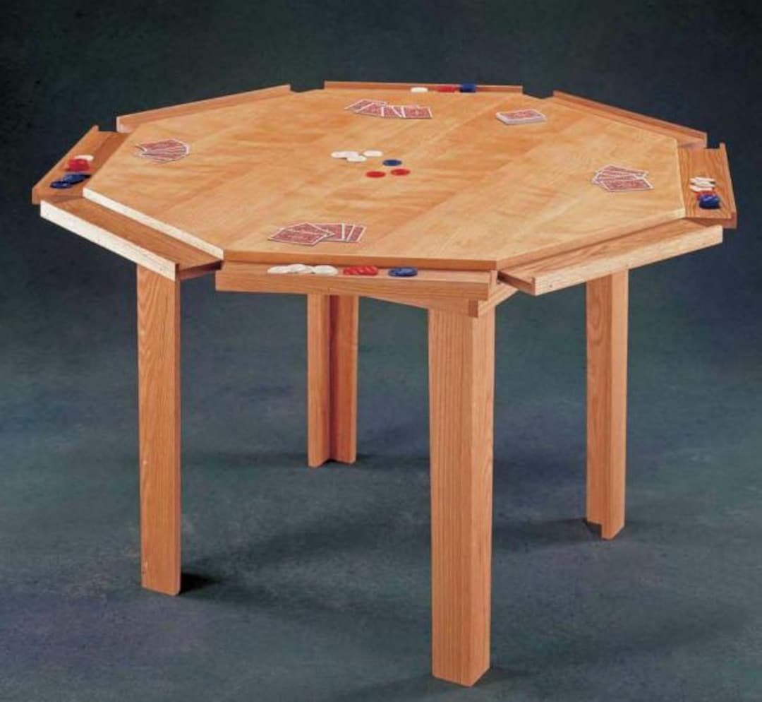 PDF Download DIY Poker Table Woodworking Plans PDF Vintage How to Build ...