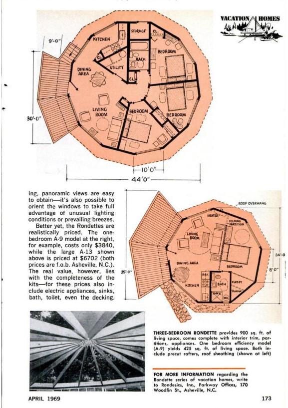 Octagonal Style Round House Vacation Homes Porch Loft Cottage House ...